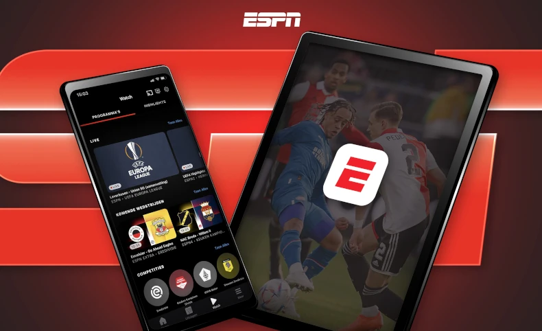 ESPN - Kijk alle Eredivisie wedstrijden live!